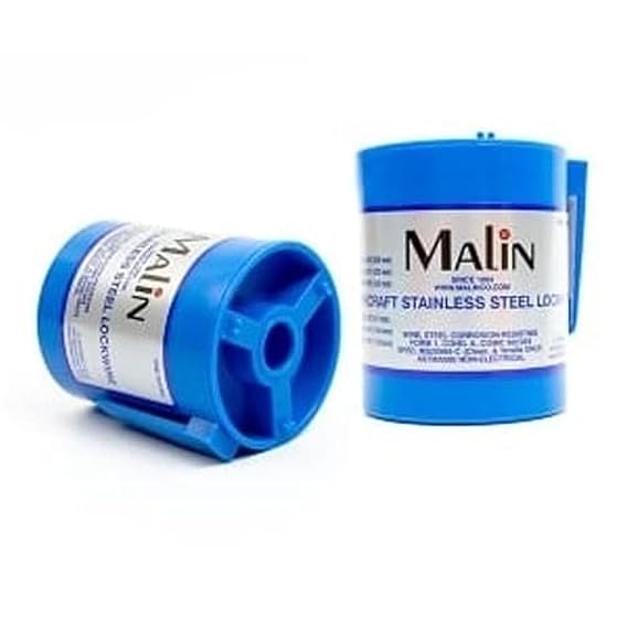 Malin - MS20995C Stainless Steel Safety Wire / Lockwire | .032" Dia ...