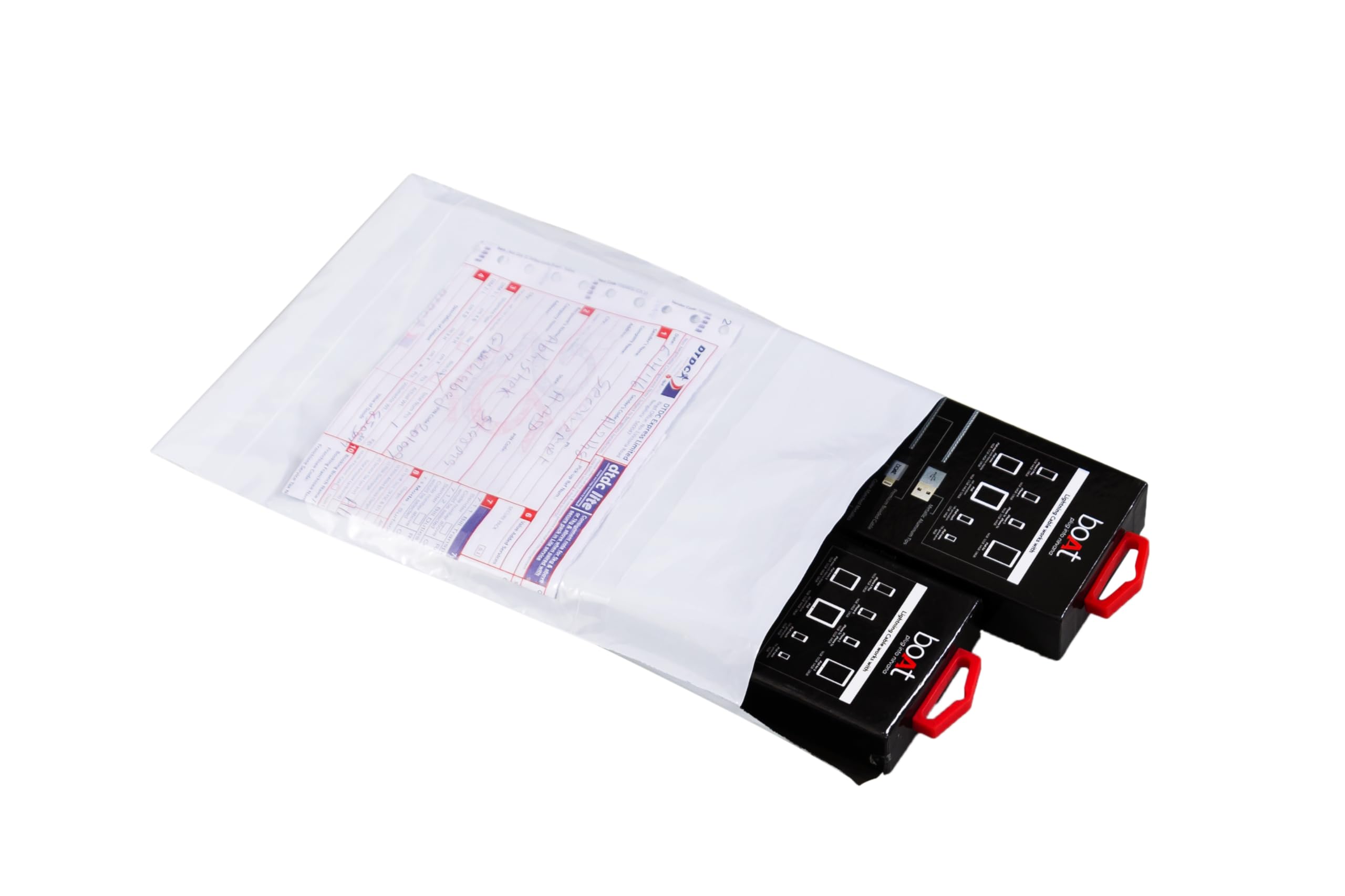 Security Poly Courier bag Envelopes with POD pouch (6 x 8 inches) - 500 ...