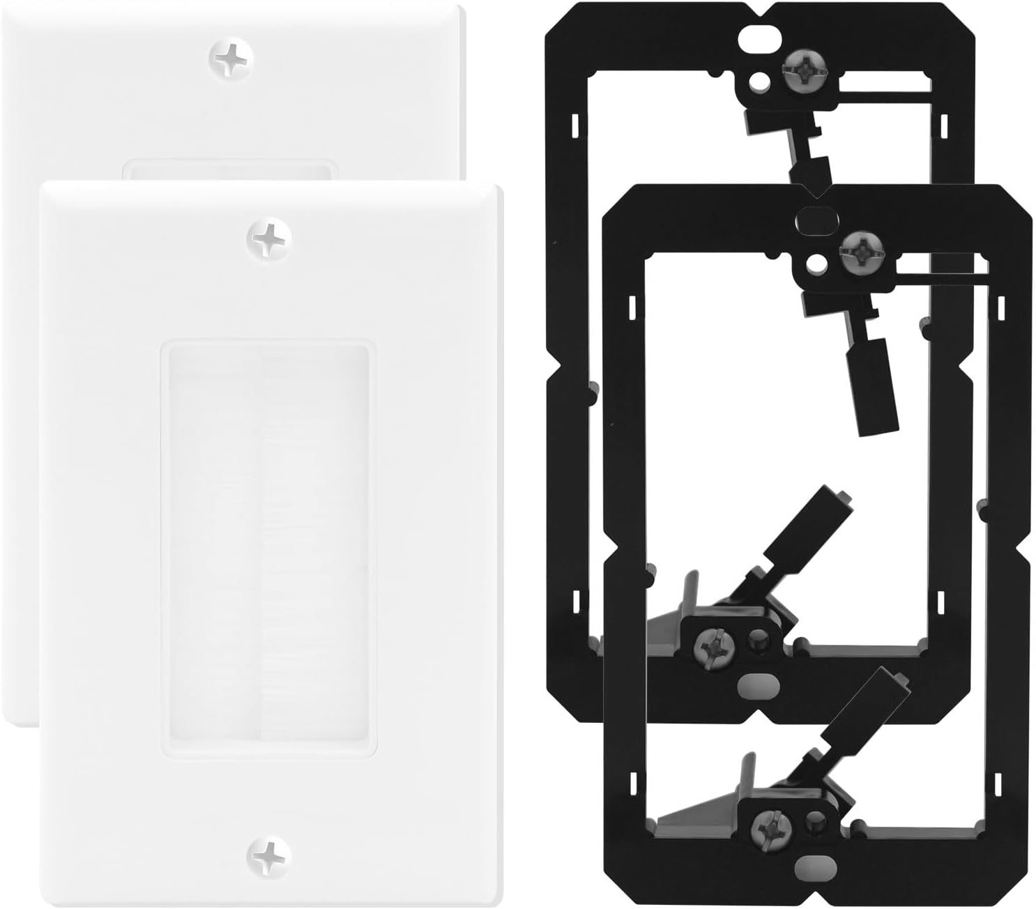 Amazon.com: RiteAV - 1 Port Fiber SC APC Simplex Wall Plate - Bracket ...