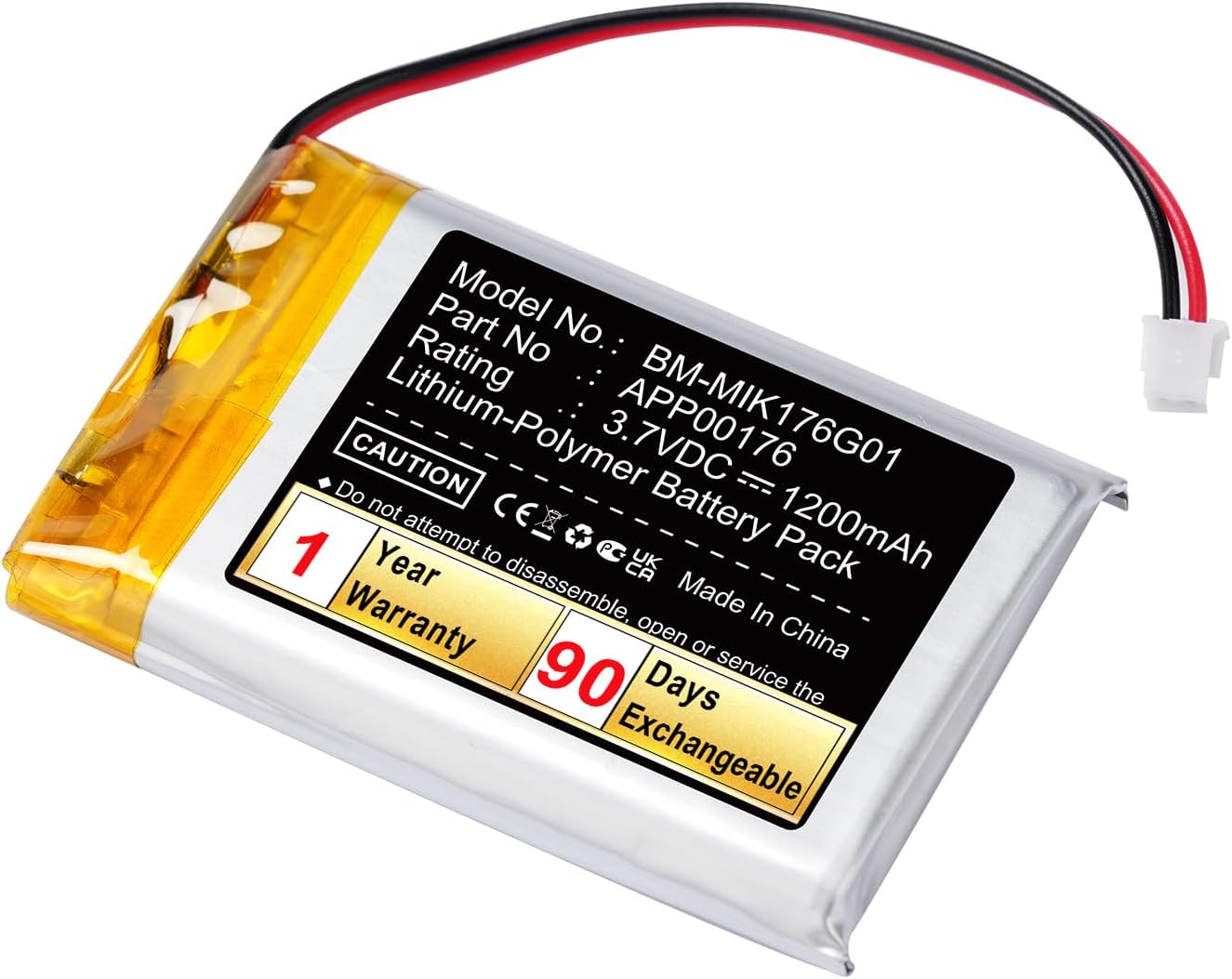 Amazon.com: Evrongx 3.7V APP00176 Replacement Battery for iPilot Link ...