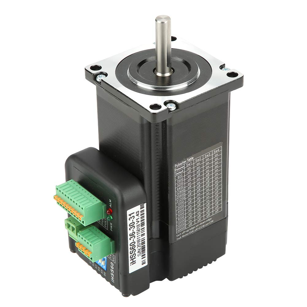 Buy NEMA23 Stepper Motor IHSS60-36-30-31, 3Nm High Torque DC 36V Motor Driver Kit Hybrid Closed ...
