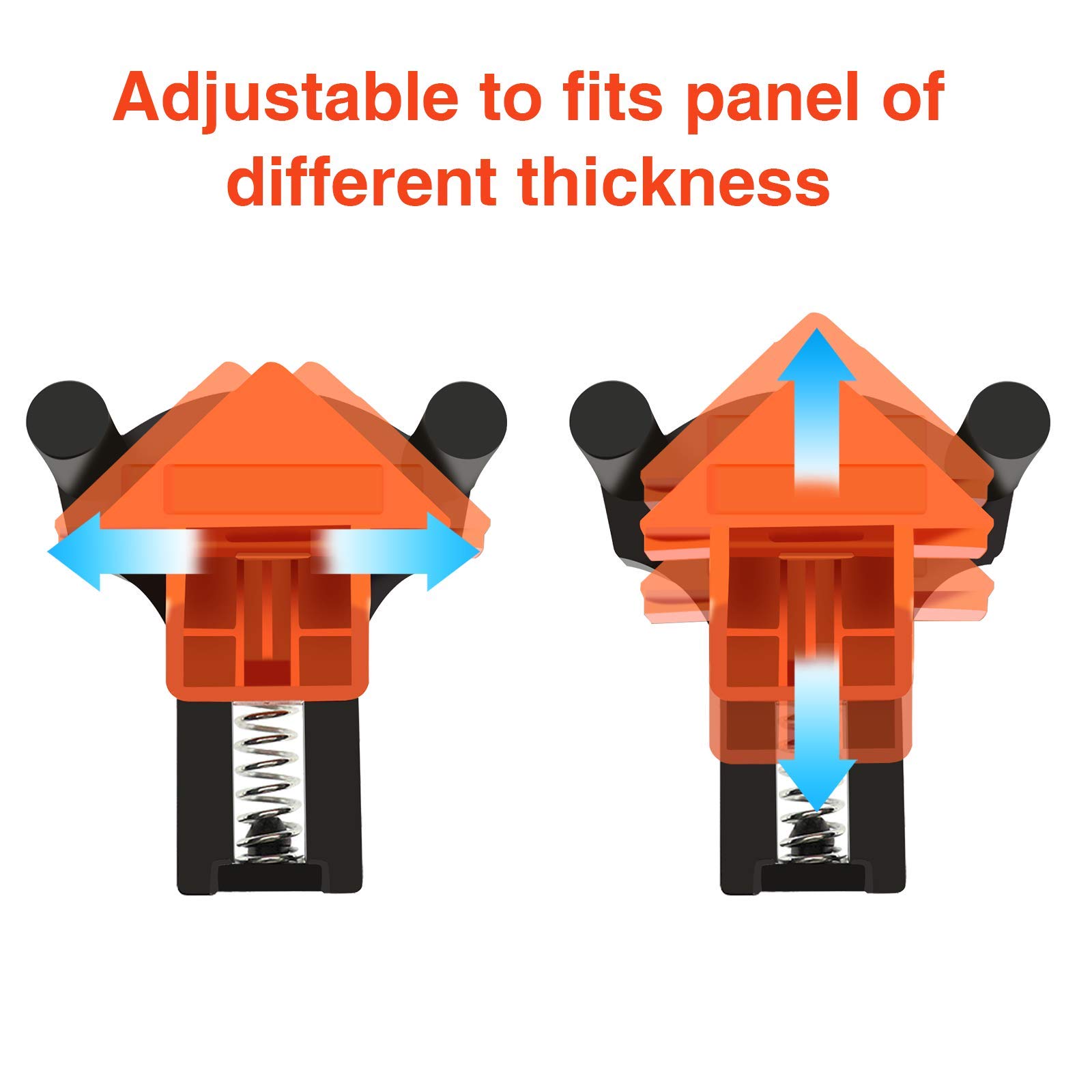 Buy Corner Clamps Kits 12PCS 60/90/120 Degree Adjustable Angle Clamps ...