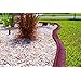 Amazon.com : EcoBorder EarthCurb Red Recycled Rubber 4ft Lawn Edging ...