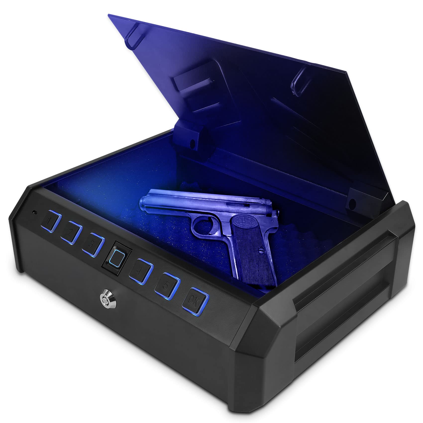 Buy Upgraded Safe for Hands, Biometric Safe for Pistol, Fingerprint ...