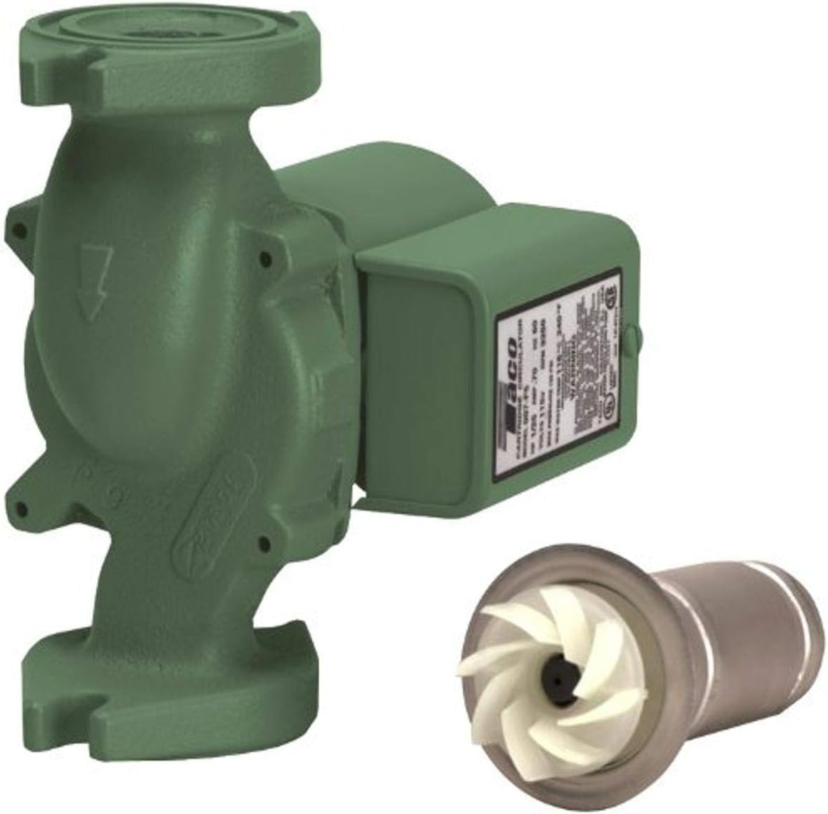 Taco 005-SF2 Single Phase Circulating Pump - Plumbing Fixture Repair ...