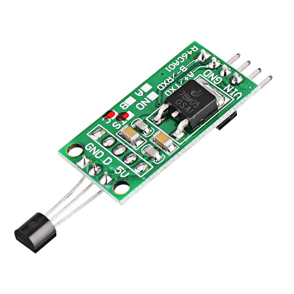 Buy DDRZD Sensor &Detector Module 5pcs DS18B20 5V TTL Com UART ...