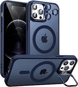 Amazon.com: Norllben Magnetic for iPhone 12 Pro Max Case with Stand, Compatible with Magsafe ...