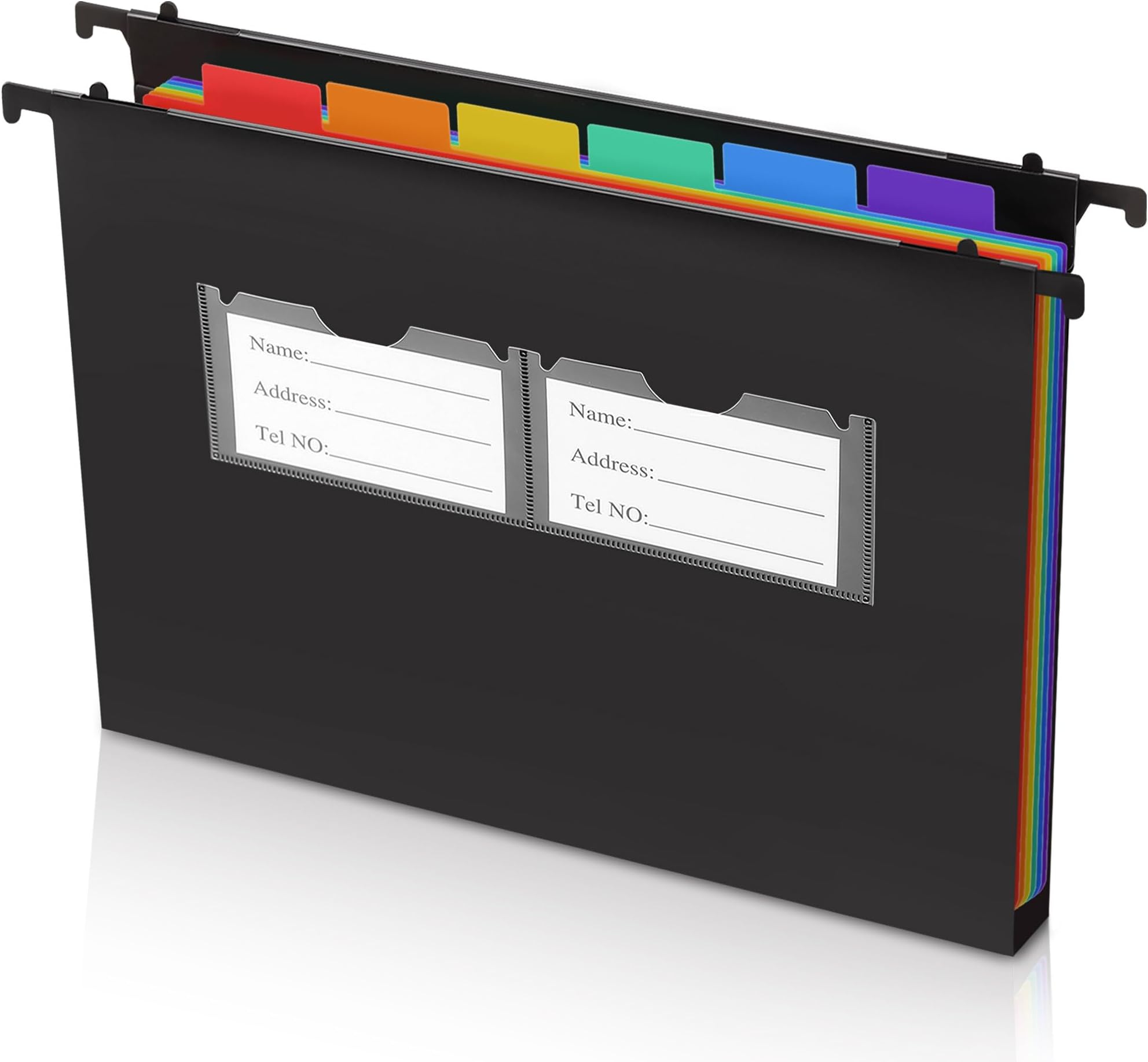 Amazon.com : Zuozee Hanging File Folder for Letter Size, Filing Cabinet ...