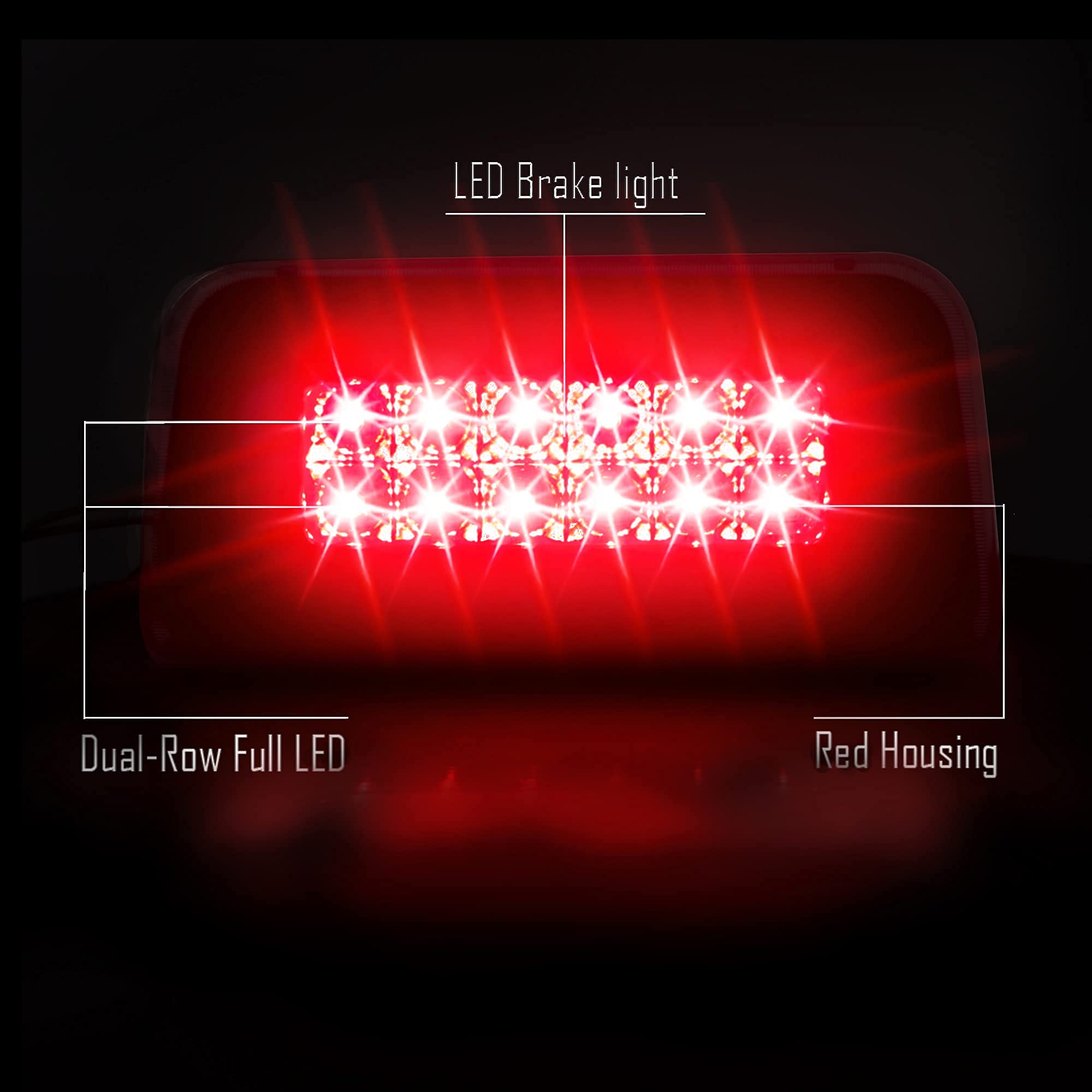 Snapklik.com : Third Brake Light Fit For 1994-2004 Chevy S10 S-10 GMC ...