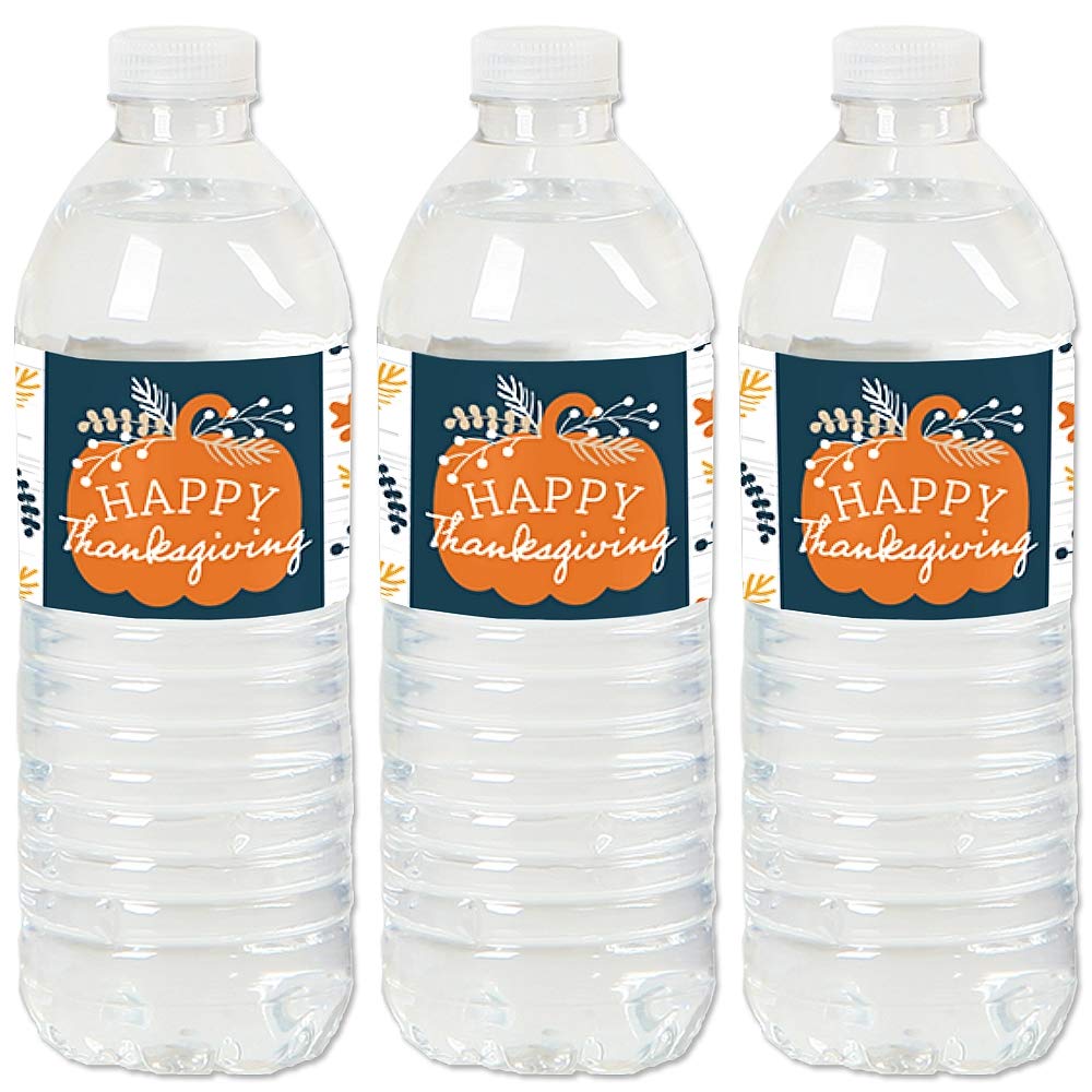 Amazon.com: Big Dot of Happiness Happy Thanksgiving - Fall Harvest ...