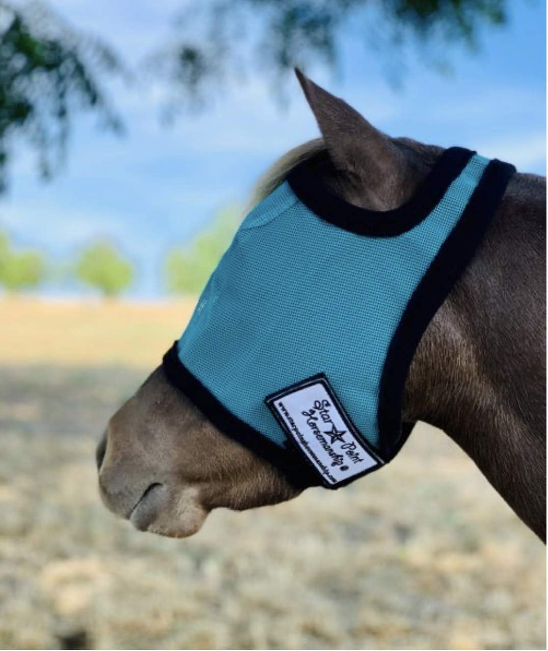 Amazon.com: Miniature Horse-Pony No Ear Fly Mask Dinosaurs Small 28-32 ...