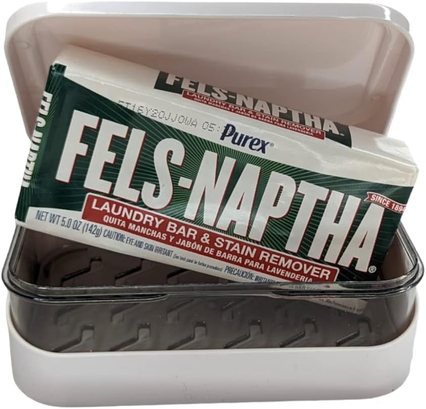 Amazon.com: Fels Naptha Laundry Soap Bar & Stain Remover - Pack of 2, 5 ...