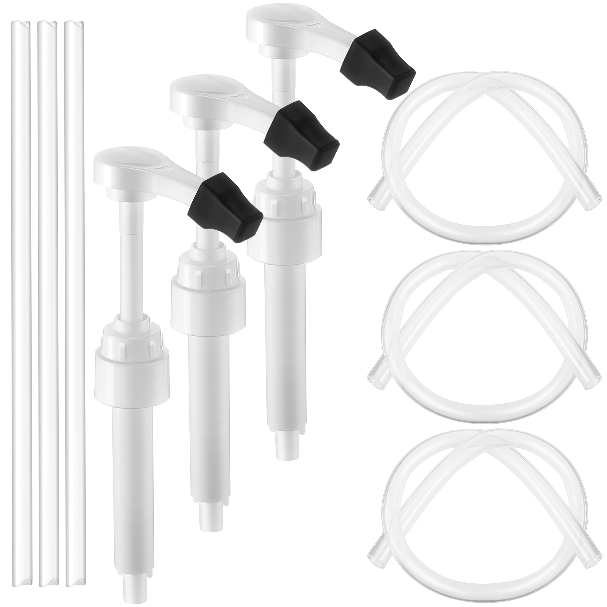 Amazon.com: Dunkive 3 Pack Syrup Pump, 750ml Dispenser Pump Compatible ...