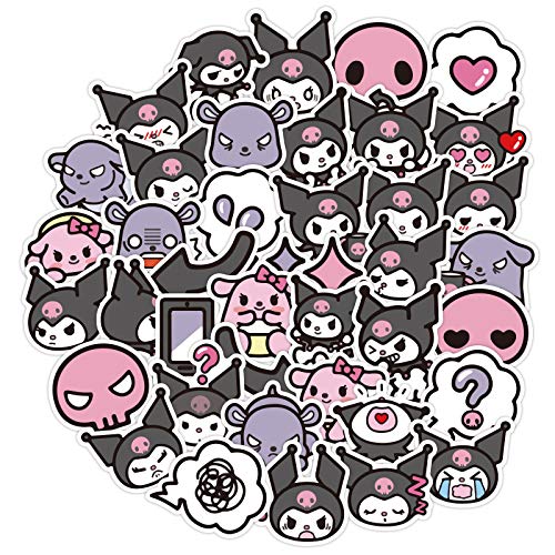 Buy ZXXC Kuromi Handbook Sticker Emoji Sticker Pack Kuromi Cartoon ...