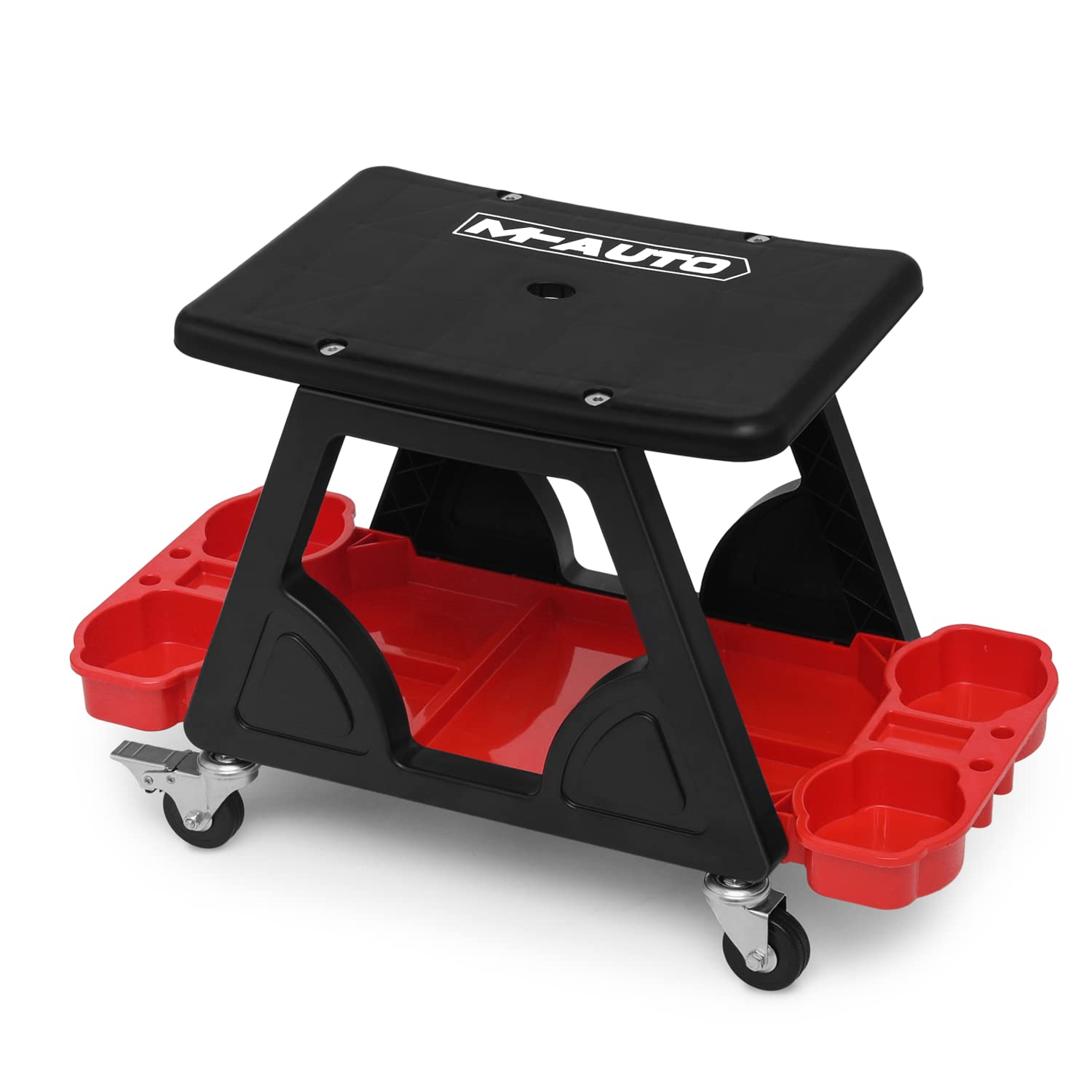 Amazon.com: M-AUTO Mechanic Stool Detailing Seat Mobile Rolling Utility ...