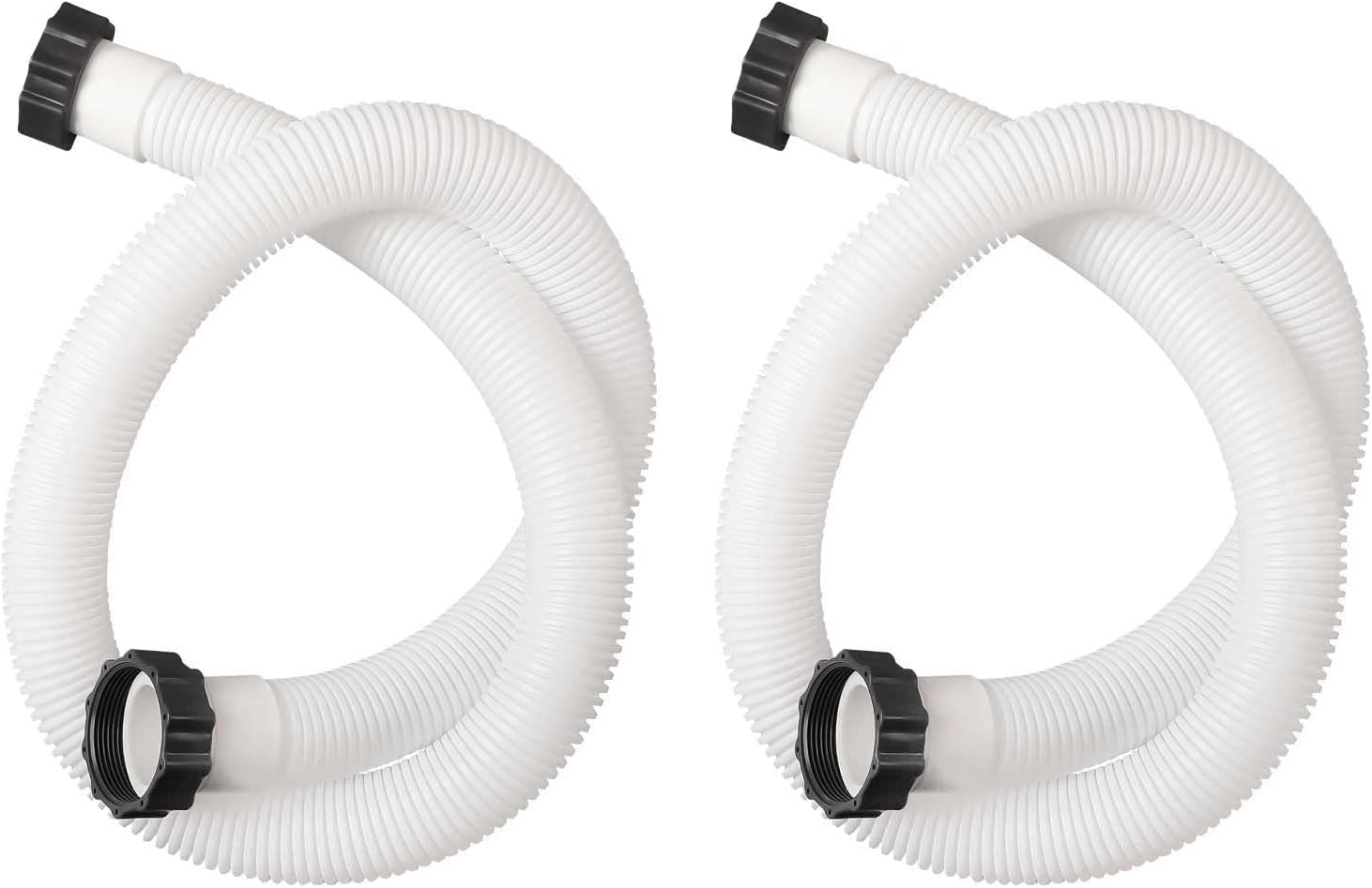 Intex Swimming Pool Hose with Fitting 2 inch Internal Thread, Grey, ø ...