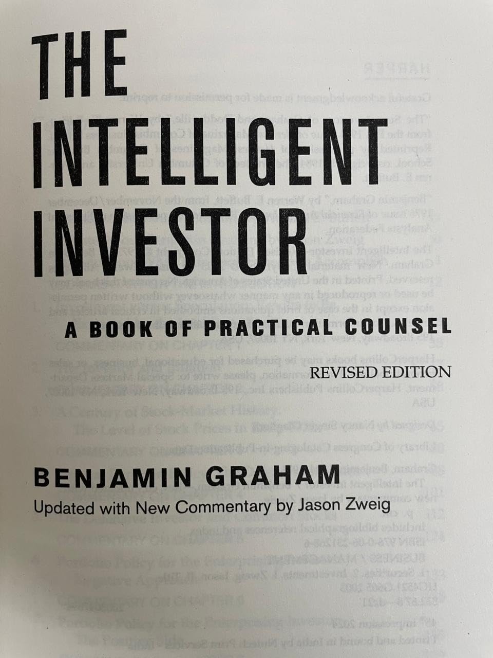 The Intelligent Investor, Rev. Ed: The Definitive Book on Value ...