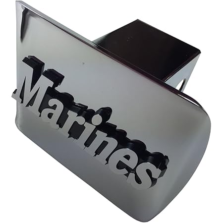Amazon.com: Elektroplate US Marine Corps USMC Black with Chrome USMC ...