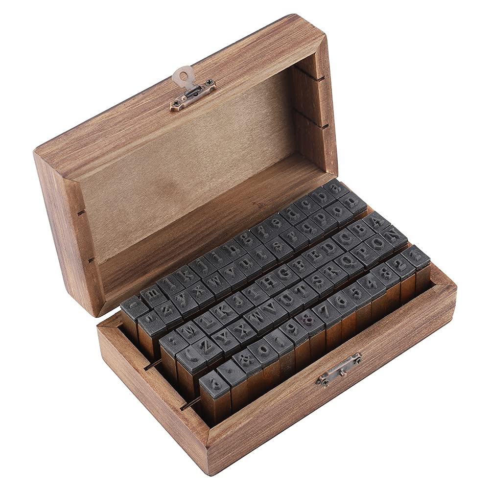 Generic DIY Craft Wood Wooden Stamp Set, Multipurpose Alphabet Stamps ...