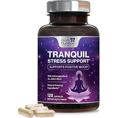 Amazon.com: L-Theanine Calm-Plex with GABA and 5-HTP (Suntheanine) (100 mg, 60 Medium Capsules ...