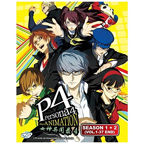 Amazon.com: Persona 4 : The Animation (Season 1 + 2) DVD 4 Discs (37 ...