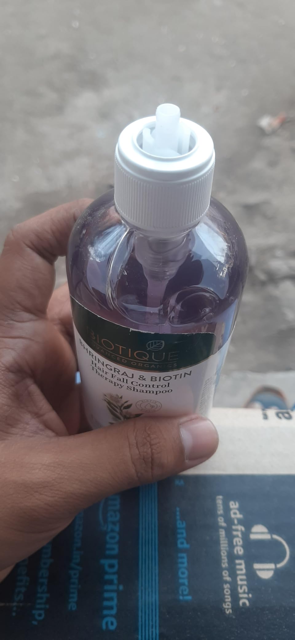Buy Biotique Bhringraj & Biotin Hair Fall Control Theraphy Shampoo ...