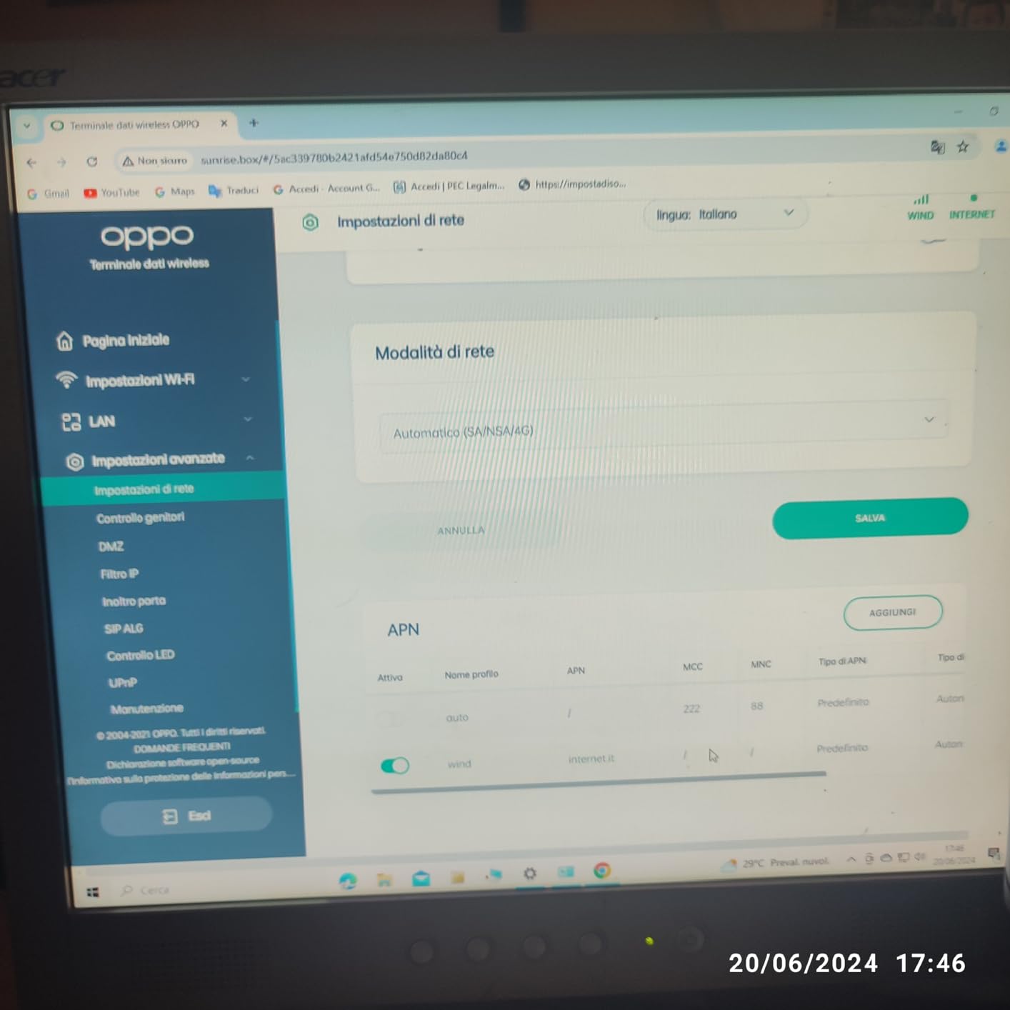 OPPO 5G CPE T1a Router With Sim Slot LTE Cat20 WiFi Hotspot Wi-Fi 6 ...