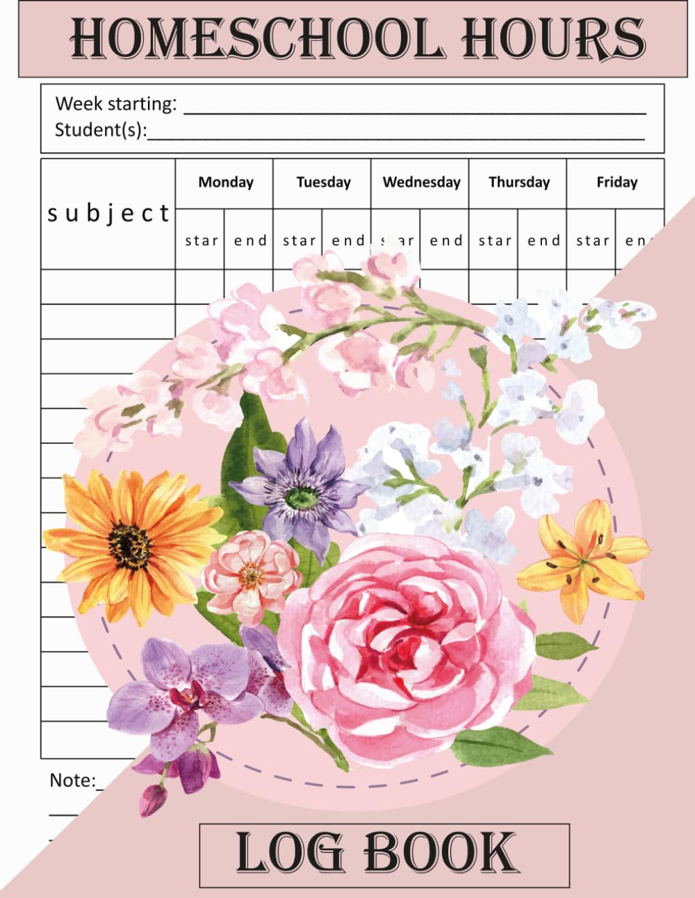homeschool hours log book: Homeschooling Records, 2-Year Daily Lesson ...