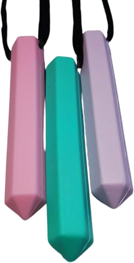 Sensory Chew Necklace Chewelry for Kids or Adults with Autism ADHD Who ...