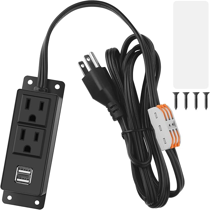 Amazon.com: Gun Safe Power Outlet Kit Gun Safe 2 Socket, Wall Mount ...