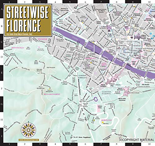 Snapklik.com : Streetwise Florence Map - Laminated City Center Street ...