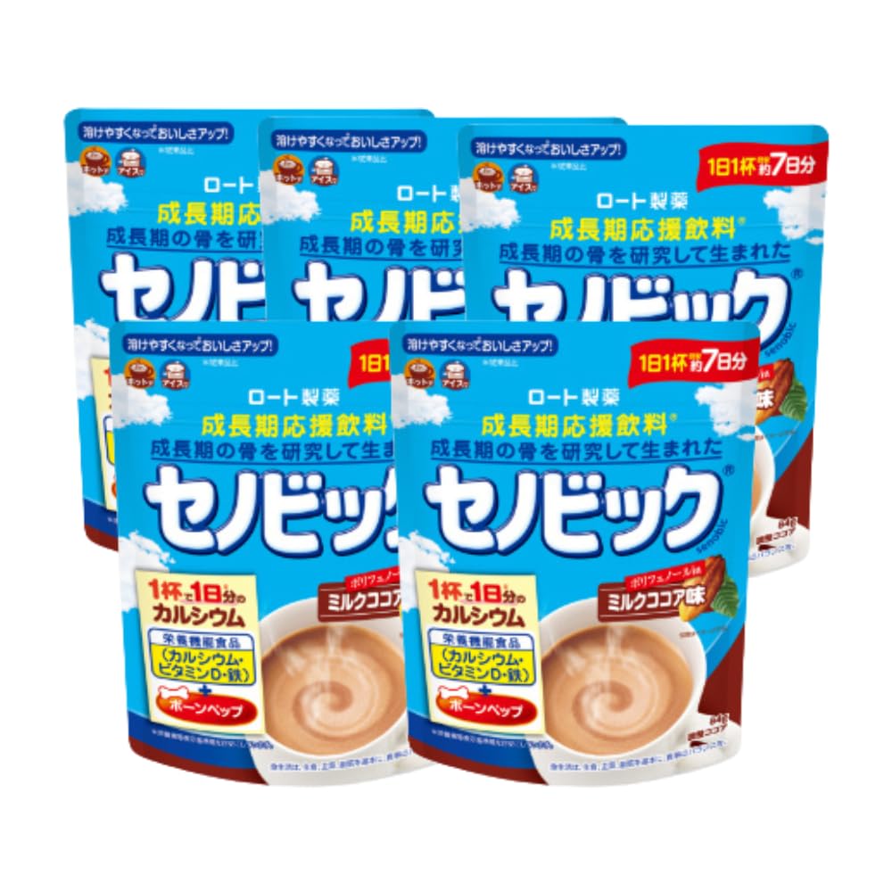 Amazon | セノビック ココア味 84g 5袋セット オリジナルシール付き | Generic | ココア・ホットチョコレート 通販