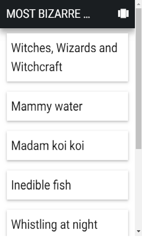 Most Bizarre Nigerian Myths - App on Amazon Appstore