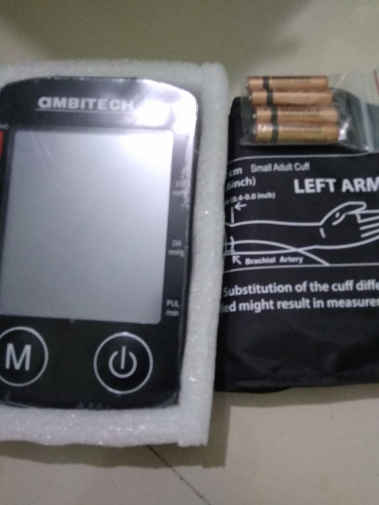 AmbiTech Bp-03 Digital Blood Pressure Monitor with 2-Year Warranty USB ...