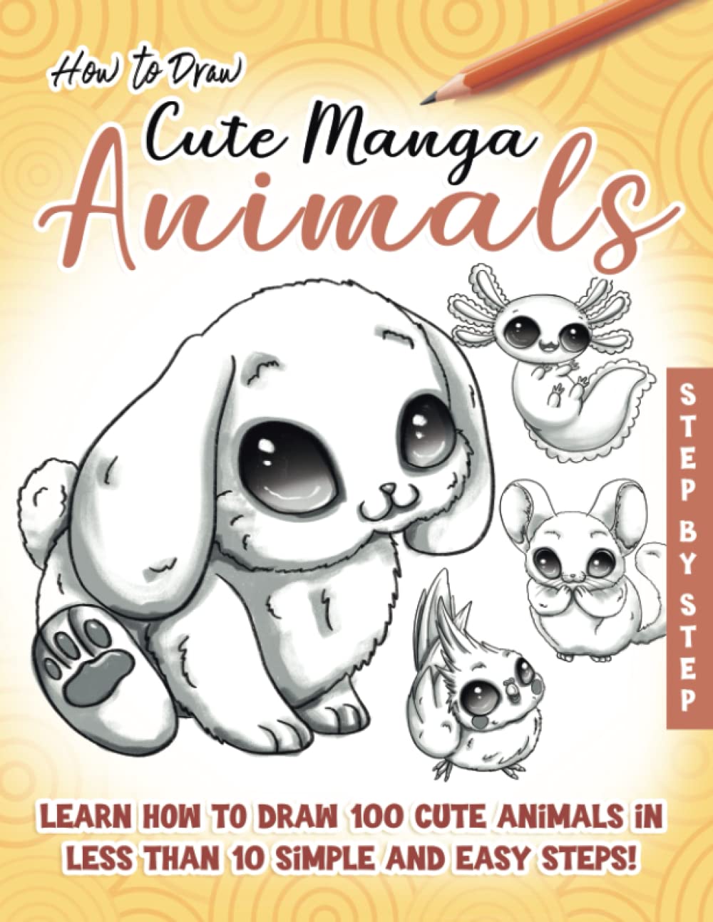 How to Draw Cute Manga Animals: Learn How to Draw 100 cute Animals, in ...