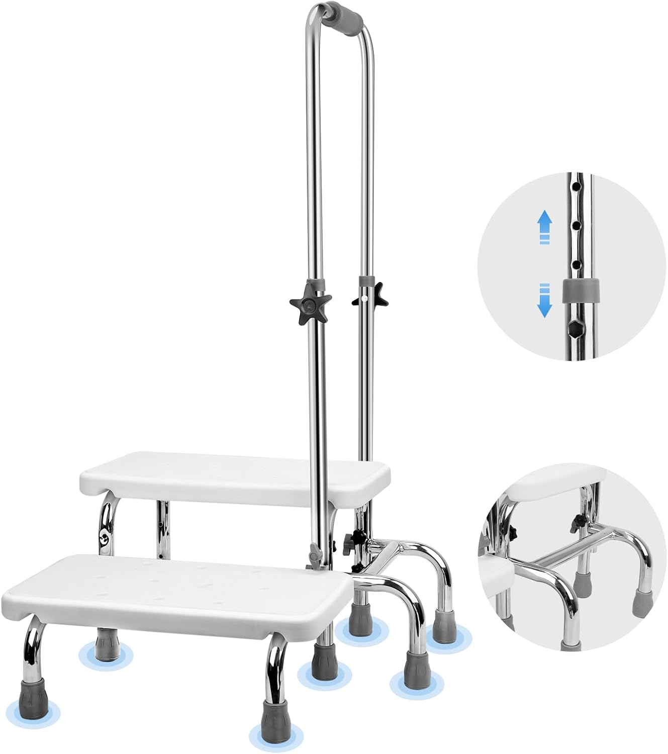 Amazon.com: Hotodeal Step Stool with Handle for Elderly, Foot Stool ...