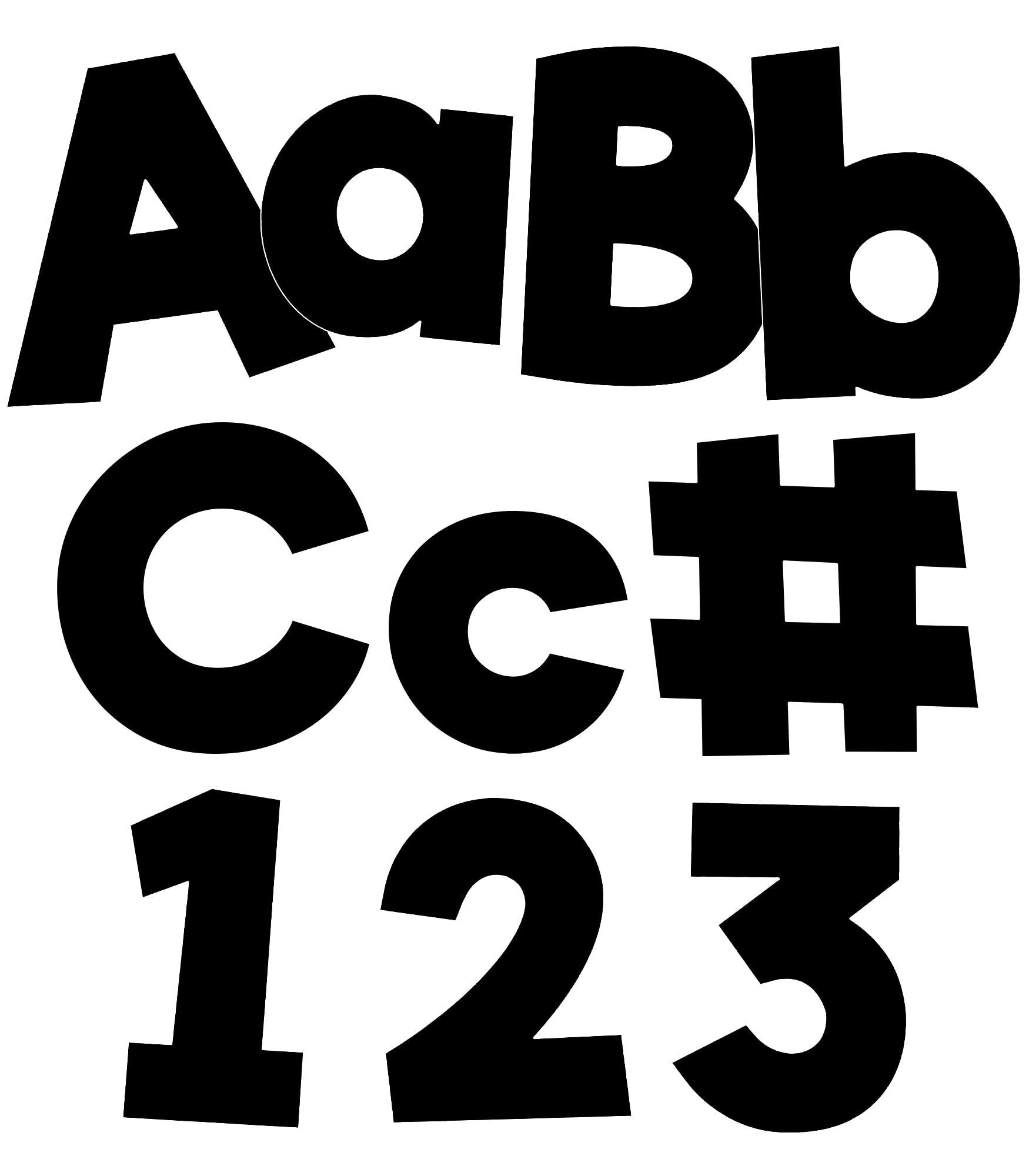 Buy Carson Dellosa 219 Piece 4 Inch Black Bulletin Board Letters For Buy Carson Dellosa 219 Piece 4 Inch Black Bulletin Board Letters For