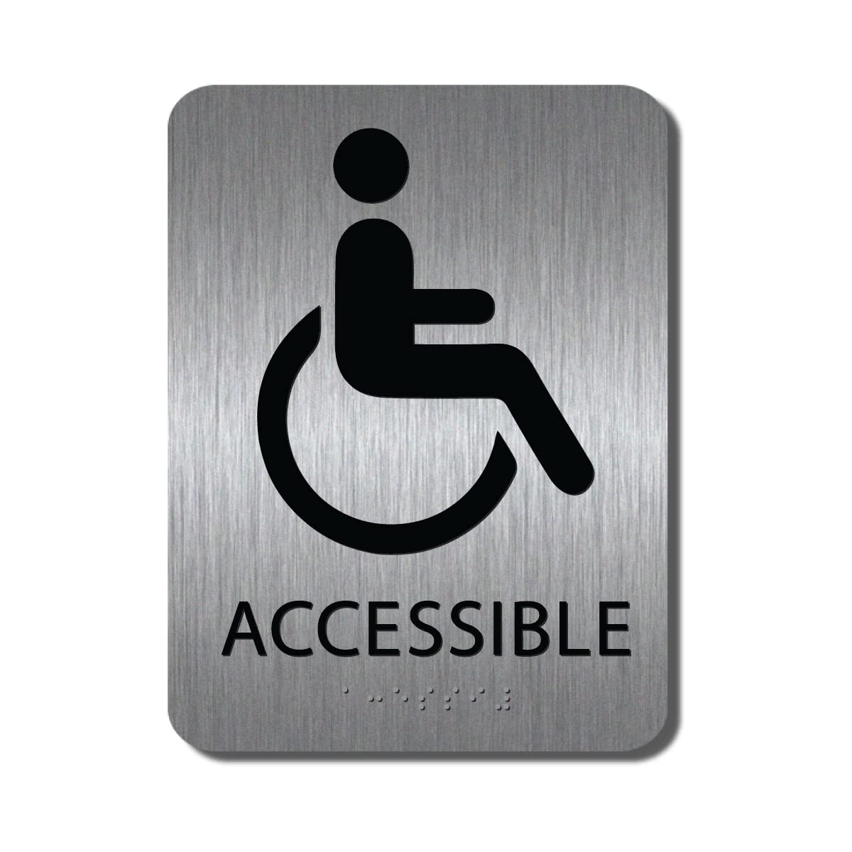 Amazon.com: ALPHA DOG ADA SIGNS - Handicap Accessible Exit Entrance ...