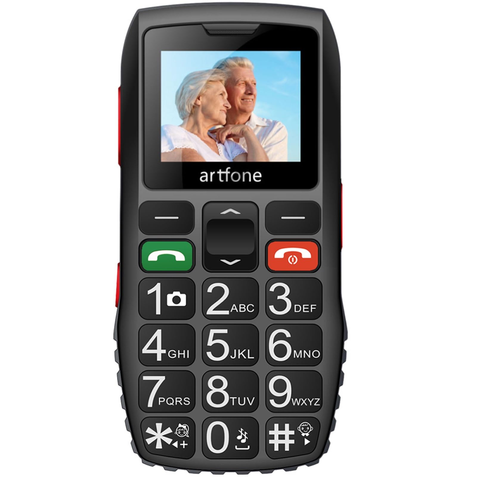 artfone Dual SIM Big Button Mobile Phone for Elderly, Easy to Use Basic ...