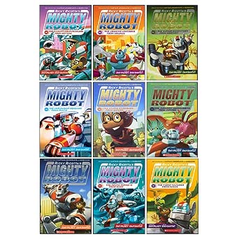 Ricky Ricotta's Mighty Robot Series 9 Books Collection Set By Dav ...