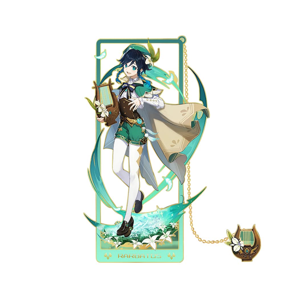 Amazon.com: Genshin Impact Metal Bookmark Anime Figure Bookmark Great ...