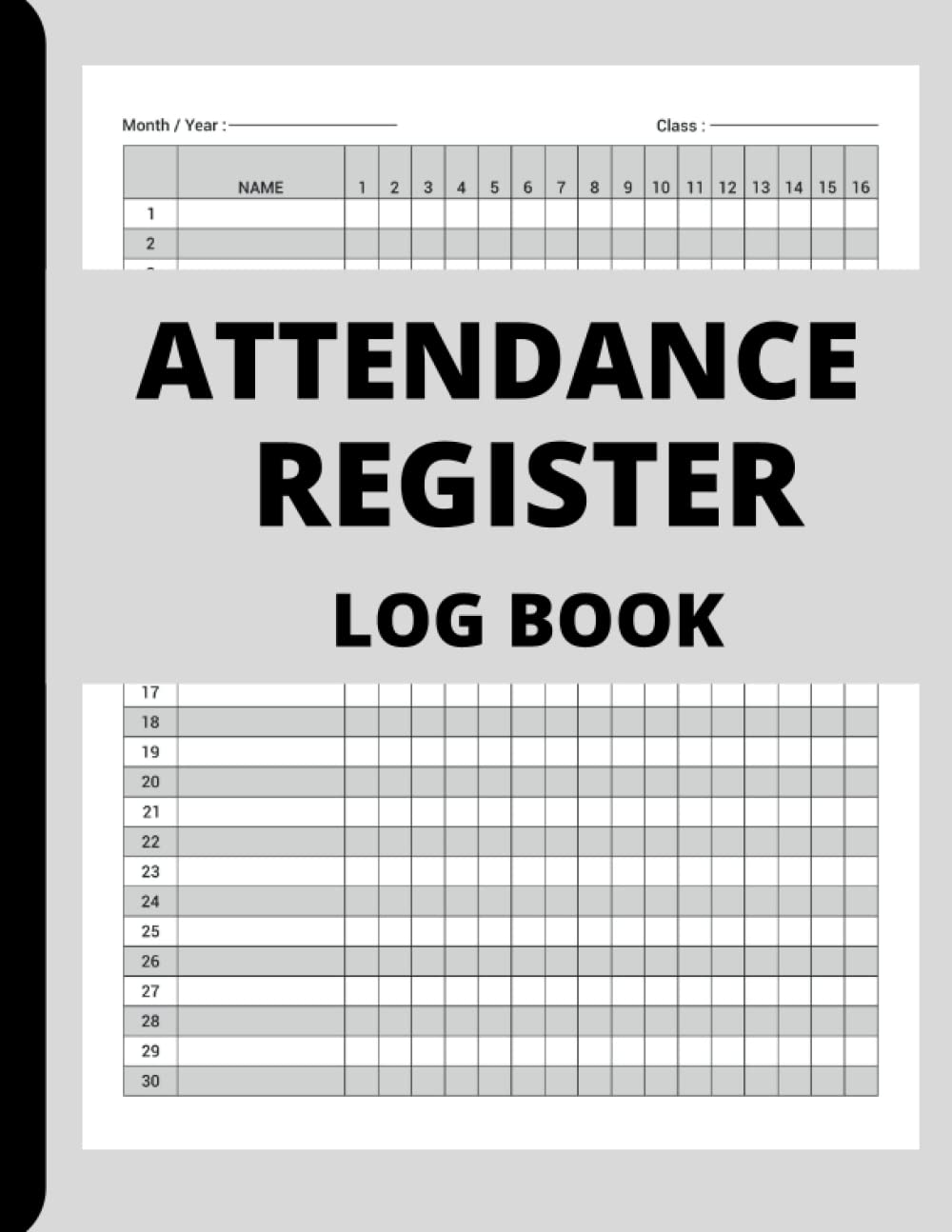Buy Attendance Register Book: Attendance Chart For School/ Attendance ...