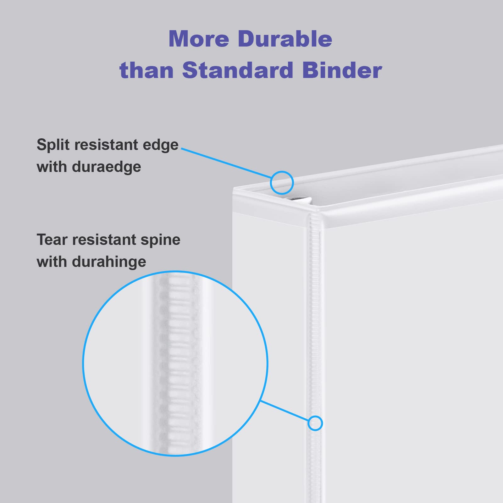 Snapklik.com : Comix 1 Inch 3 Ring View Binder, 1" Slant-D Ring Finger ...