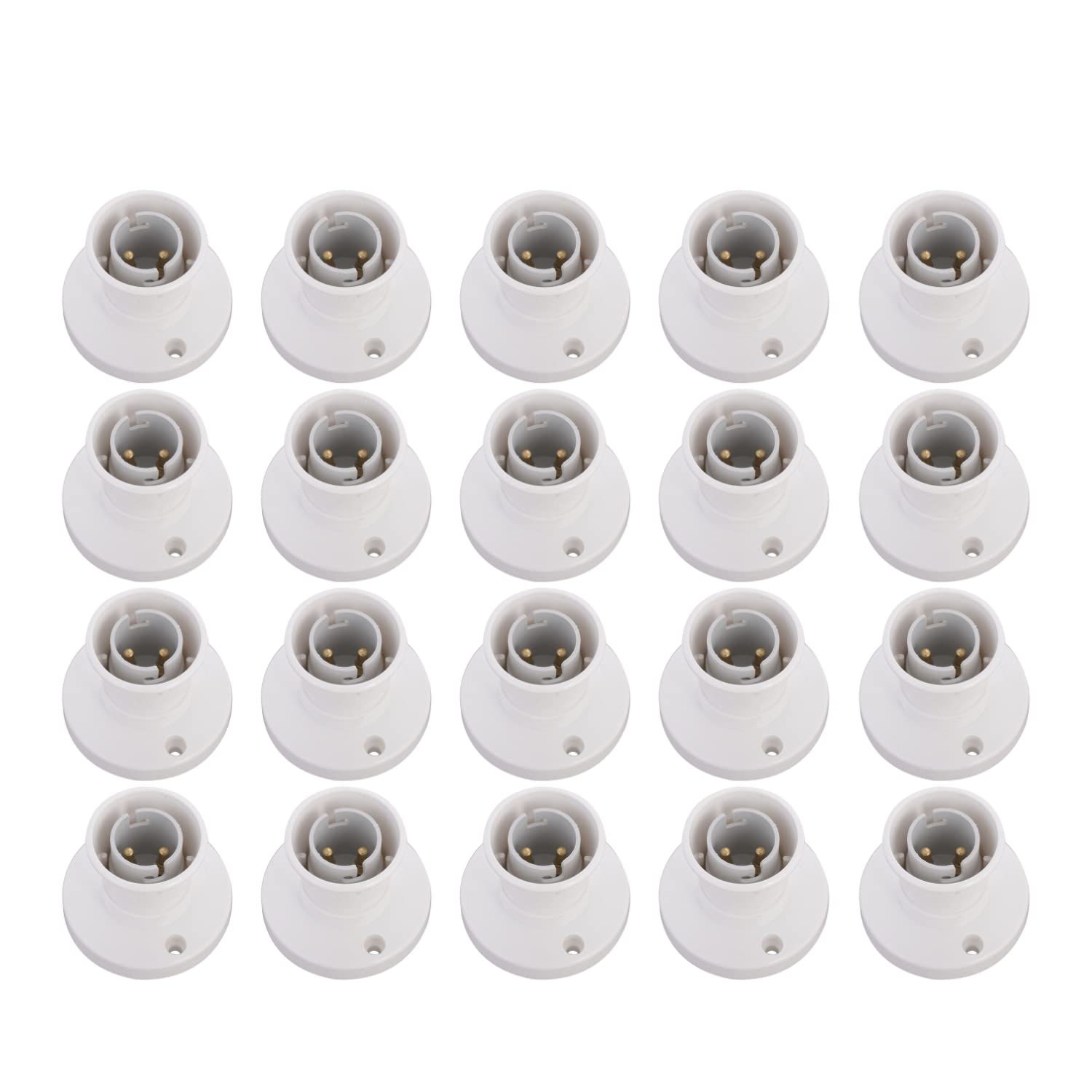Anchor 38538 Batten Holder PVC Ring WH, White (Pack of 20) : Amazon.in ...