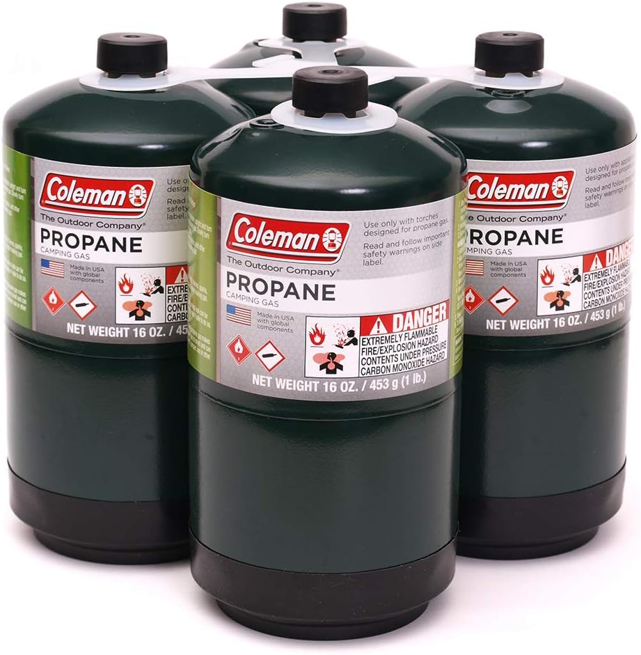 Amazon C M Propane Fuel 16 Oz Propane Camping Cylinde 4 Pack