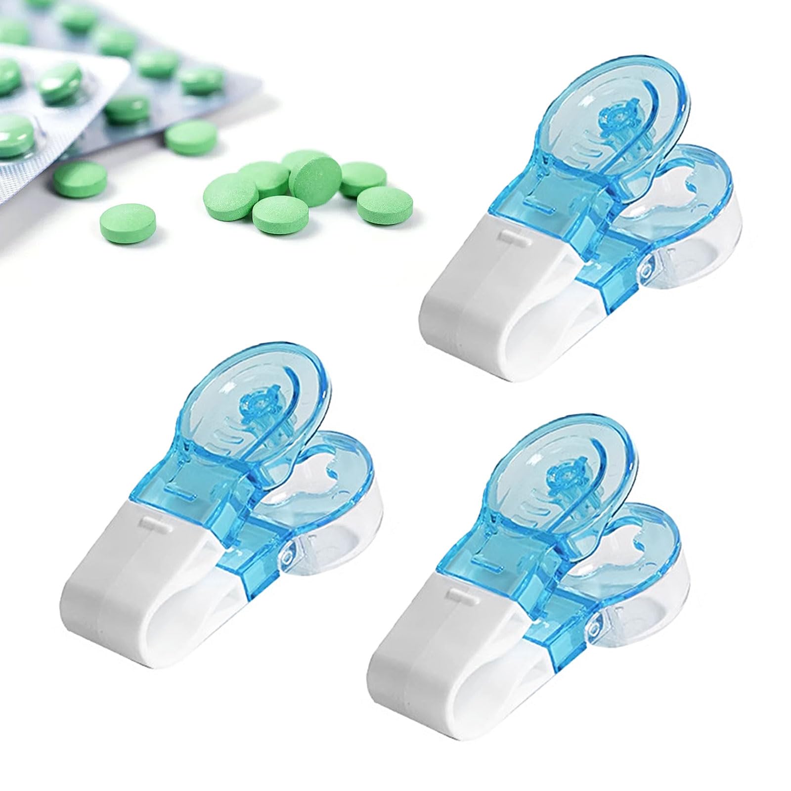 YEJAHY Portable Pill Taker,Pills Pack Opener Assistance Tool,Pill Maker ...
