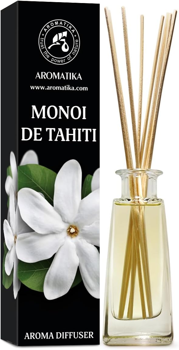 Amazon.com: Monoi de Tahiti Aroma Diffuser 3.4 Fl Oz (100ml) - Reed ...