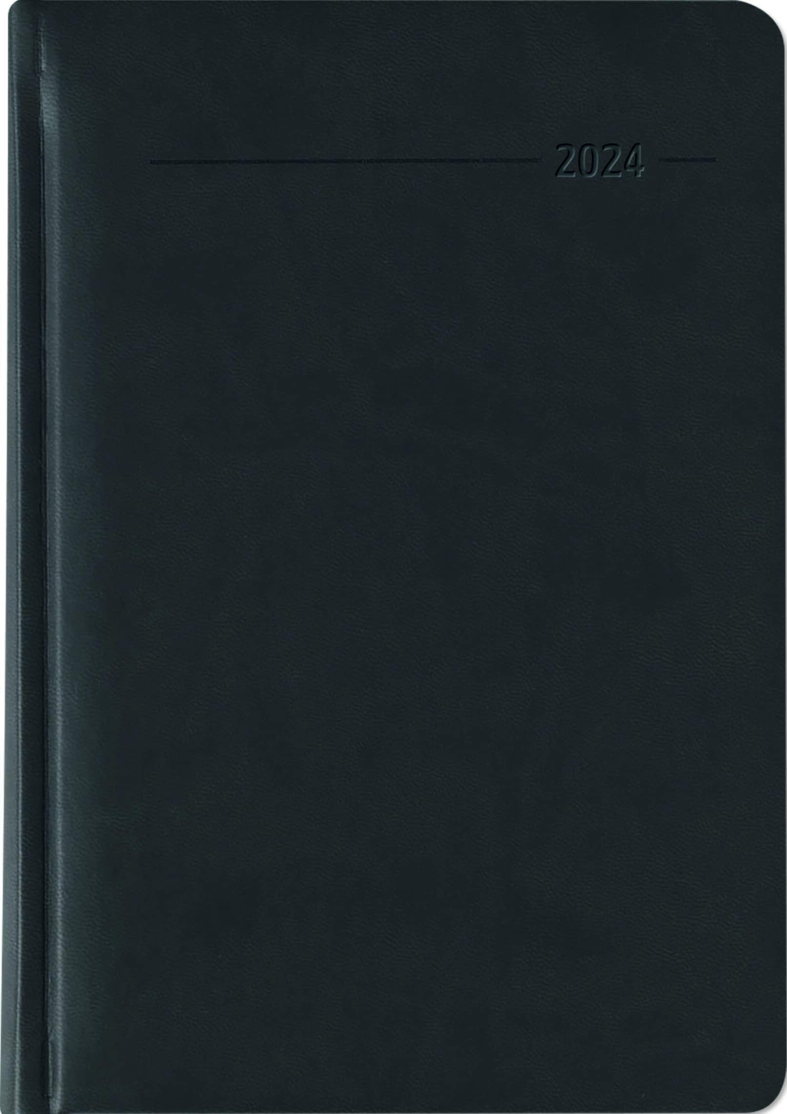 Wochenplaner Tucson schwarz 2024 - Büro-Kalender A5 - Cheftimer - black ...