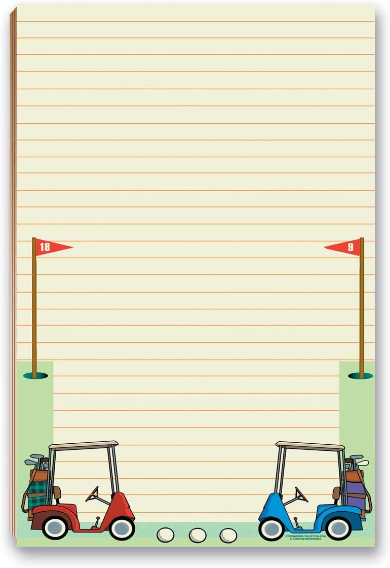 Amazon.com : Golf Notepads with Magnet - Magnetic Golfing Notepads for ...