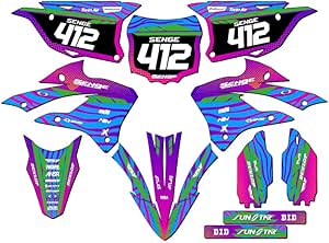 Amazon.com: 2022-2025 KX 112 Tigre Pink Senge Graphics Complete Kit ...